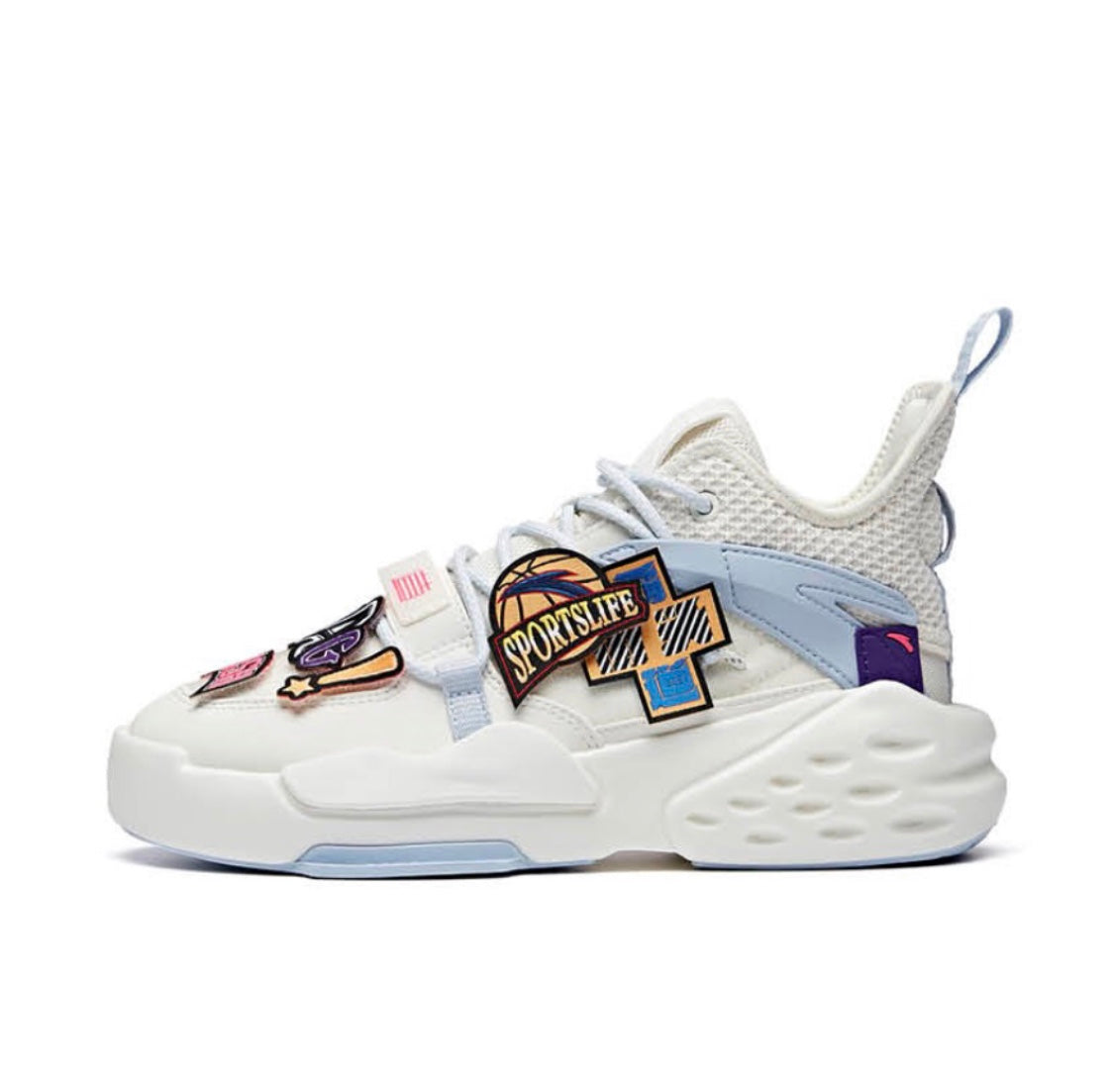 Anta Men's Badao 5 Mid White/Blue – Anto Sports